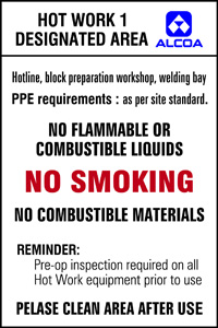 Designated Hot Work Area